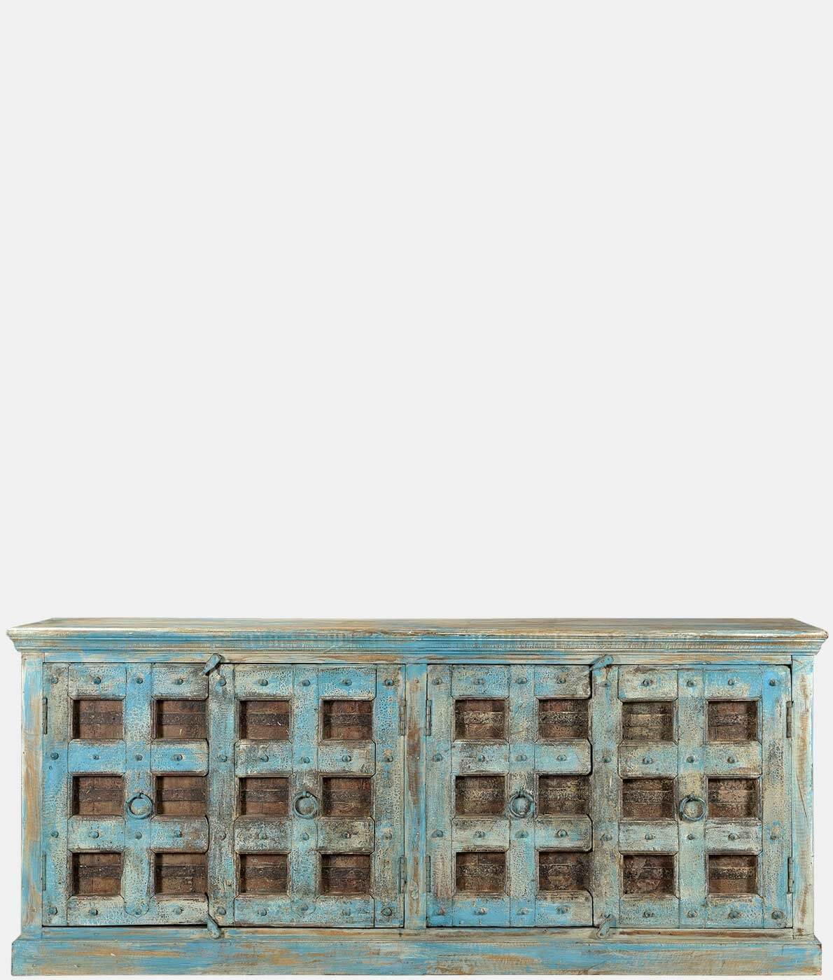 oud dressoir uit india 216 x 48 x 100 - Koreman Maastricht